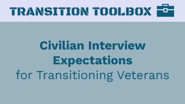 Civilian Interview Expectations for Transitioning Veterans - Pathfinder ...